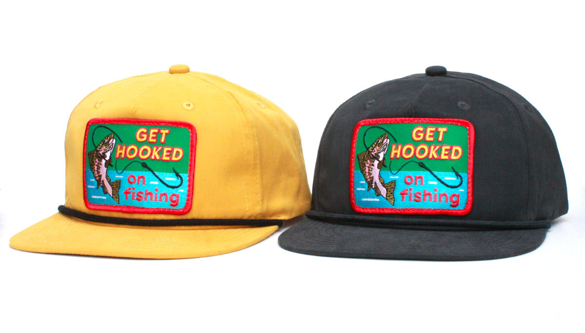 "Get Hooked On Fishing" Patch Hat – Redneck Rafter