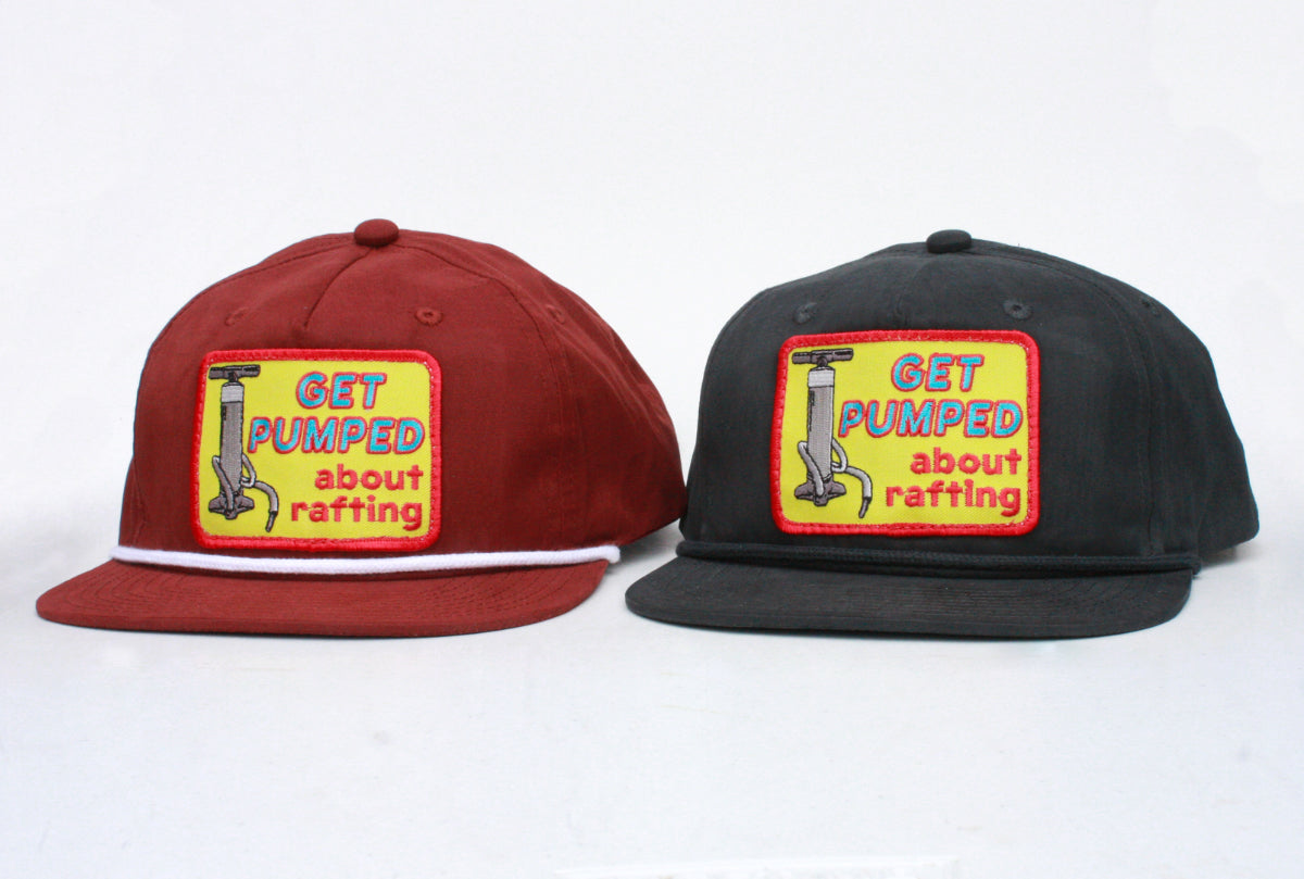 "Get Pumped About Rafting" Patch Hat – Redneck Rafter