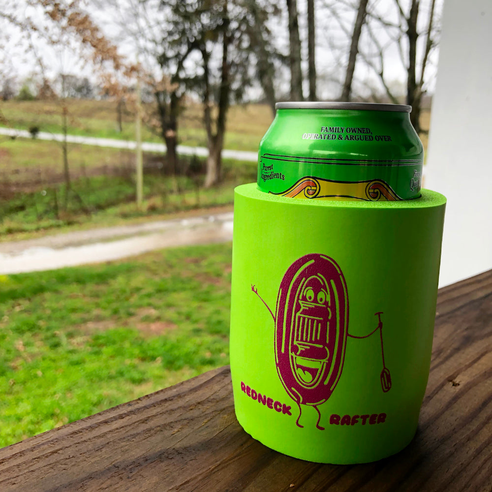 "Float Your Own Boat" Can Koozie – Redneck Rafter