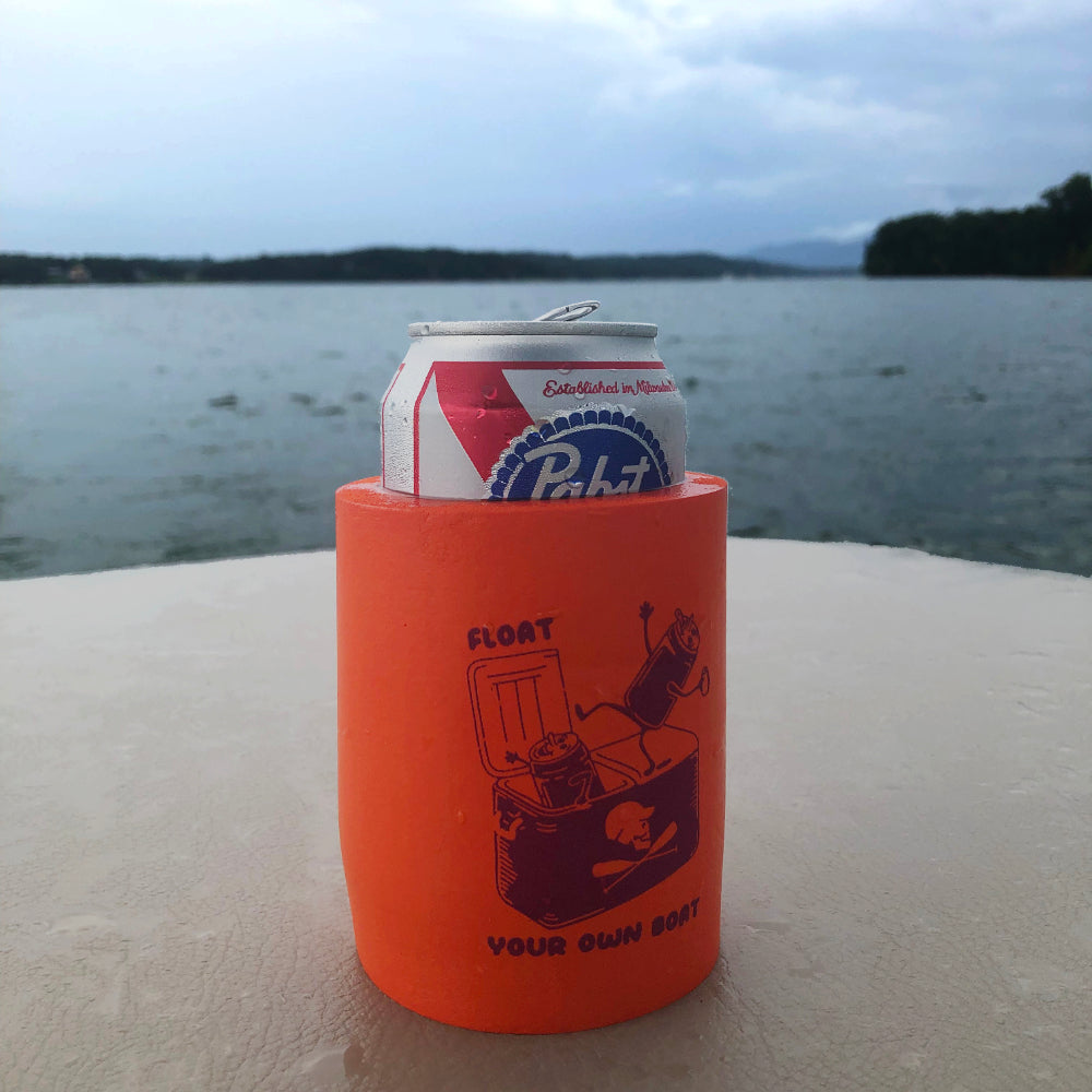 "Float Your Own Boat" Can Koozie – Redneck Rafter